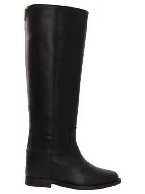 VIA ROMA 15 Knee High Boots - Red