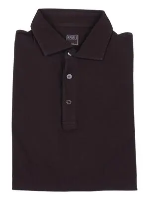 Fedeli Polo Shirt S/s Knitted - Red