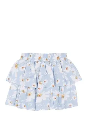 MAGIL Tiered Skirt - Blue