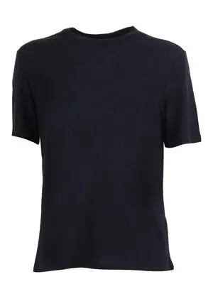 Majestic Filatures Col Rond Mc 003 T-shirt - Blu