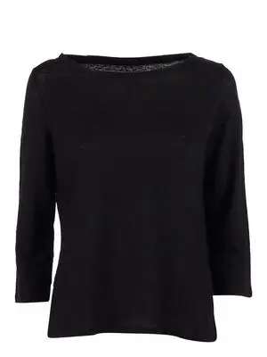 Majestic Filatures Boatneck 3/4 Sleeve T-shirt - Red