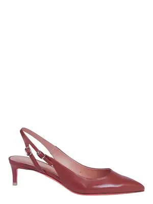 Santoni Audrey Slingback Pumps - Red