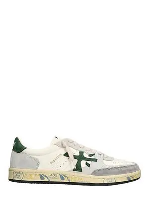 Premiata Bskt Clay Leather Trainers - White/comb