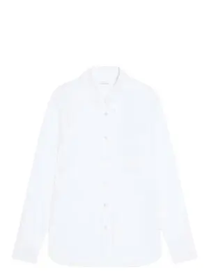 Dries Van Noten Loose Fit Cotton Poplin Shirt - White