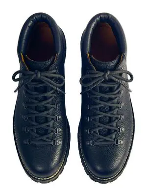 Quince QUINCE Leather Waterproof Hiking Boot Black