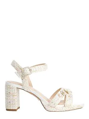 DUNE Woven Heeled Sandals - Multi Fabric