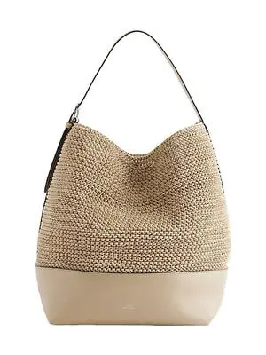 TOTEME Woven Leather Tote Bag - Natural