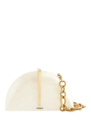 Cult Gaia Laguna Acrylic Clutch - Ivory