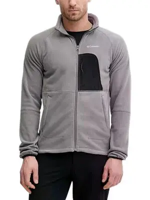 Columbia Zip-up Fleece Sweatshirt - Grey