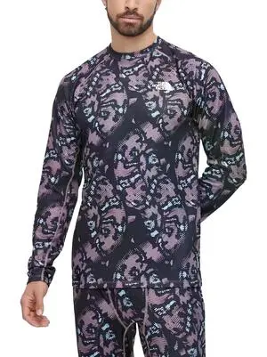The North Face Printed Long Sleeve Base Layer - Black