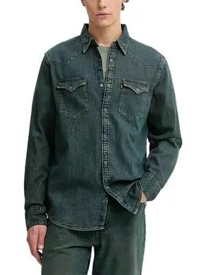 LEVI'S Flap-pocket Denim Shirt - Blue