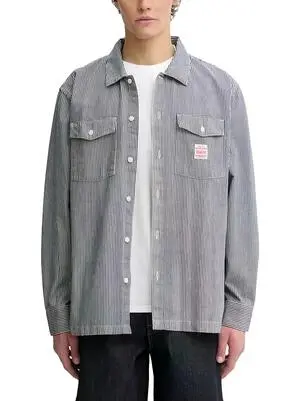 LEVI'S Striped Pocket Shirt - Blue