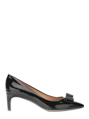 FERRAGAMO Emy Pumps With Bow Detailing - Black