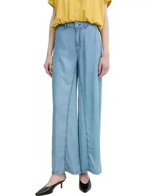 BENETTON Seam-detail Trousers - Blue
