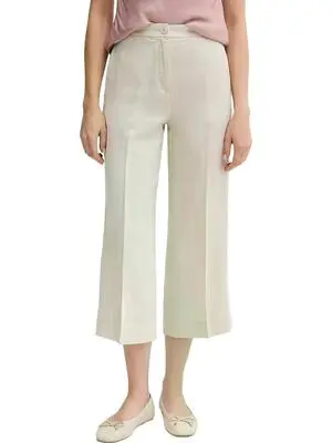 BENETTON Button Trousers - Neutrals