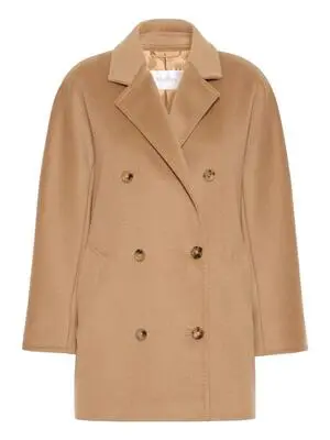 Max Mara Short 101801 Icon Coat - Camel