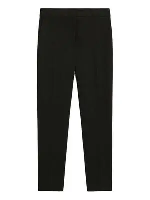 Max Mara Viscose Jersey Trousers - Black