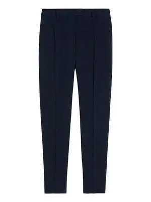 Max Mara Straight-fit Cady Trousers - Navy