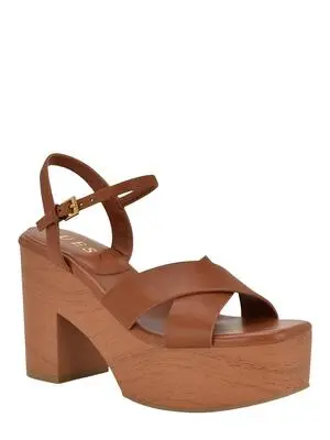 GUESS Ankle Strap Platform Sandal