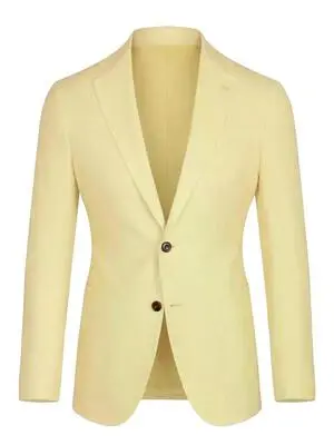 SARTORIO NAPOLI Solid Sport Blazer - Yellow