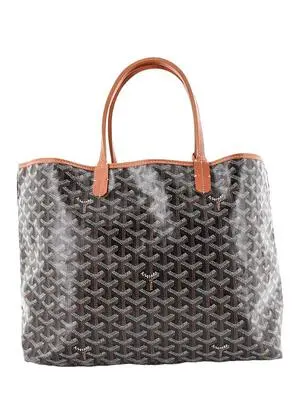 Goyard PM Saint Louis Tote Coated Canvas Brown
