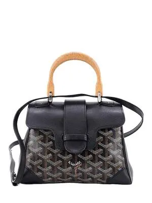Goyard Mini Saigon Top Handle Bag - Black