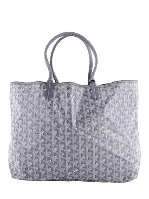 Goyard Saint Louis Pm Tote Coated Canvas - Gray