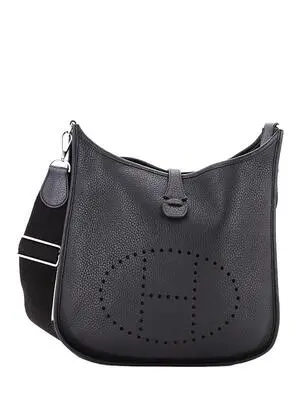 Hermès PM Evelyne Bag Gen III Clemence Black