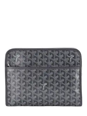 Goyard Jouvence MM Toiletry Pouch Coated Canvas Gray