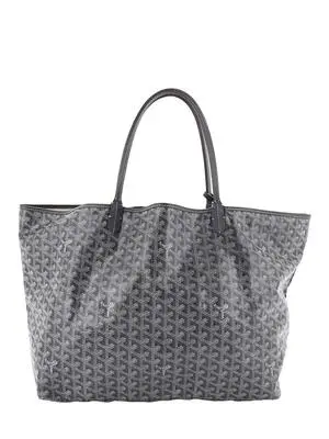Goyard GM Saint Louis Tote Coated Canvas Gray