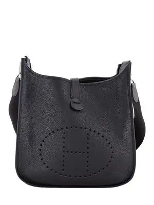 Hermès HERMES Gm Evelyne Bag Gen Ii Clemence Black