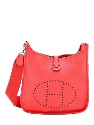 Hermès PM Evelyne Gen III Clemence Bag Pink