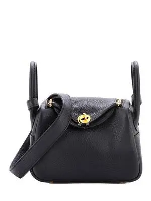 Hermès Mini Lindy Bag Clemence Black
