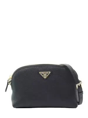 Prada Leather Shoulder Bag - Black