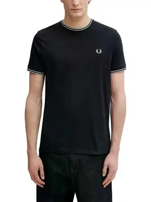 Fred Perry Cotton T-shirt - Blue