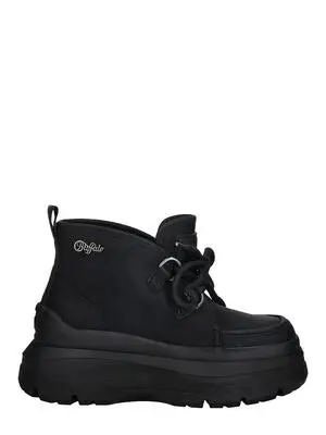 BUFFALO Olympia Lace-up Platform Boots - Black