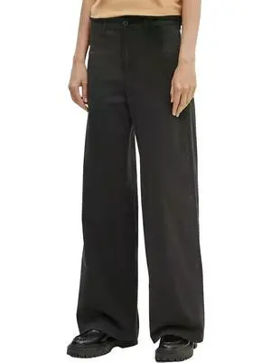 LEVI'S Logo-patch Wide-leg Jeans - Black