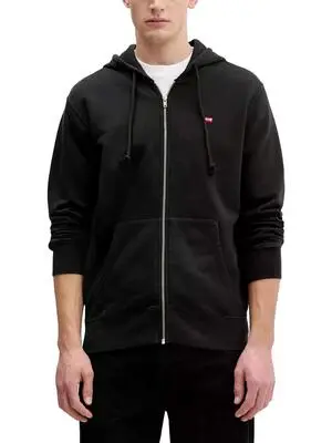 LEVI'S Zip Hooded Sweatshirt Black