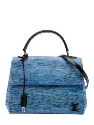 LOUIS VUITTON 2017 Epi Denim Cluny Mm Satchel - Blue