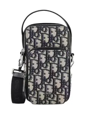 Dior Rider Pouch Oblique Canvas Micro Crossbody Bag - Black