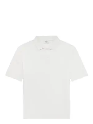 Altea Pierre Honeycomb-knit Cotton-piqué Polo Shirt - Neutrals