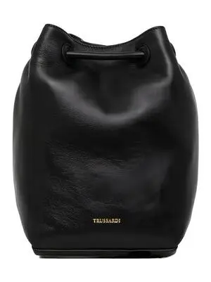 TRUSSARDI Drawstring Backpack - Black