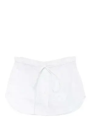 Kiki De Montparnasse Simone Mini Skirt - White