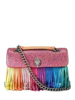 Kurt Geiger Kensington Fringe Shoulder Bag - Pink