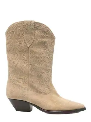 Isabel Marant Étoile Duerto Cowboy Boots - Neutrals