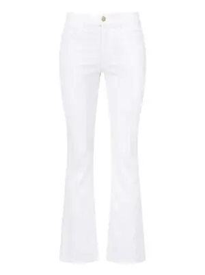 FRACOMINA Five-pocket Flared Jeans - White
