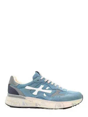 Premiata Logo-appliqué Sneakers - Blue