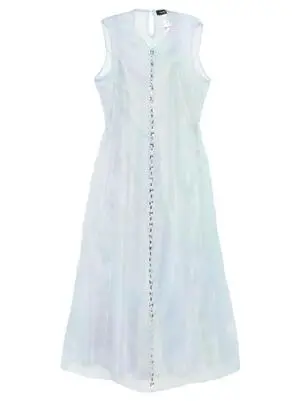 Fabiana Filippi Embellished Sleeveless Midi Dress - Blue