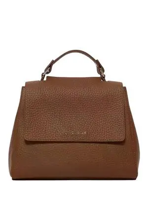 ORTIGNI Top Handle Flap Bag