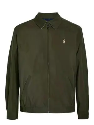 Polo Ralph Lauren Collared Windbreaker Jacket - Green